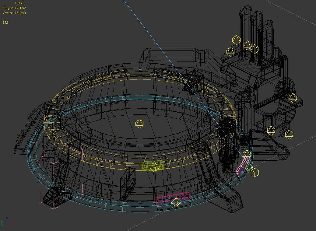 ArtStation - Mechanical Construction - Basic Hydraulic Engineering 01 | Game Assets