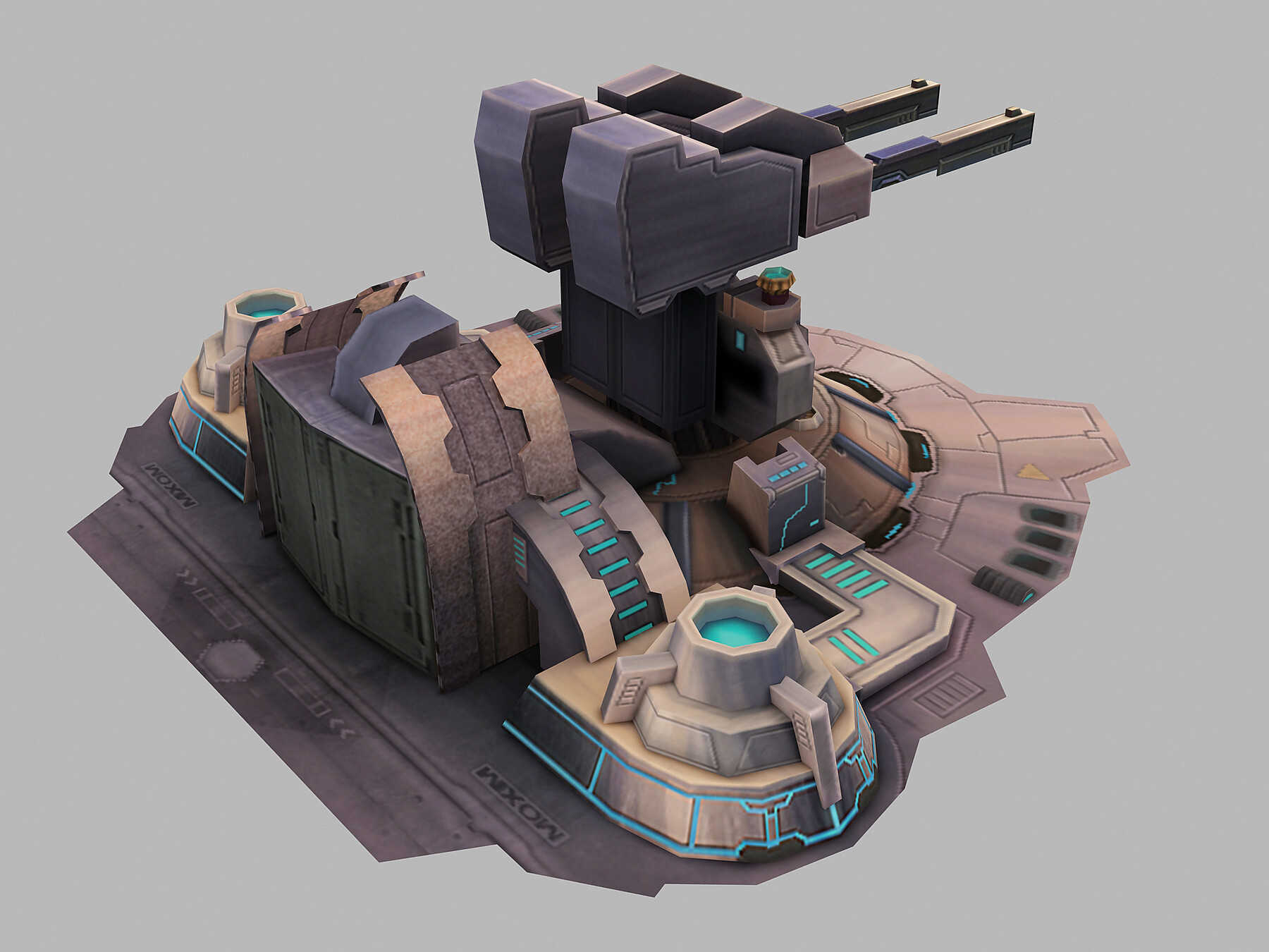 ArtStation - Machinery - Turret 02 | Game Assets