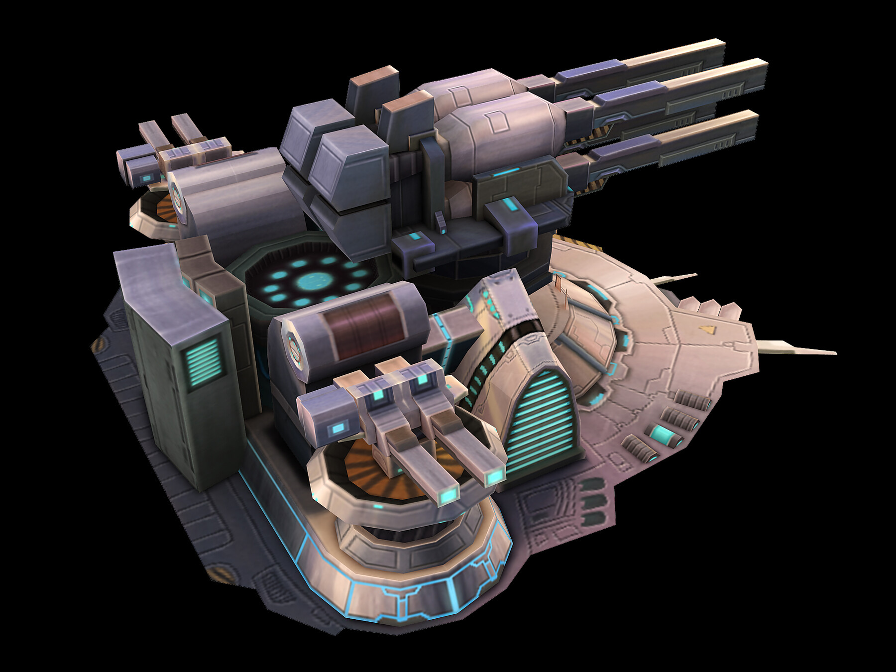 ArtStation - Machinery - Turret 03 | Game Assets