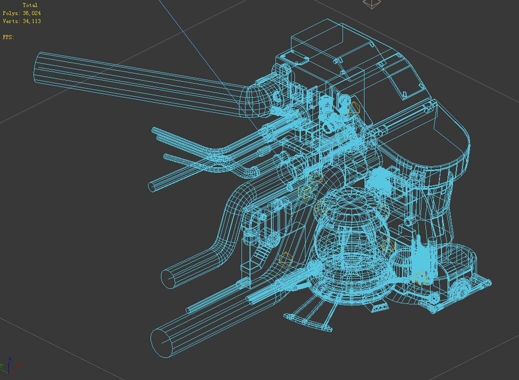 ArtStation - Machinery - Interior Wall 04 | Game Assets
