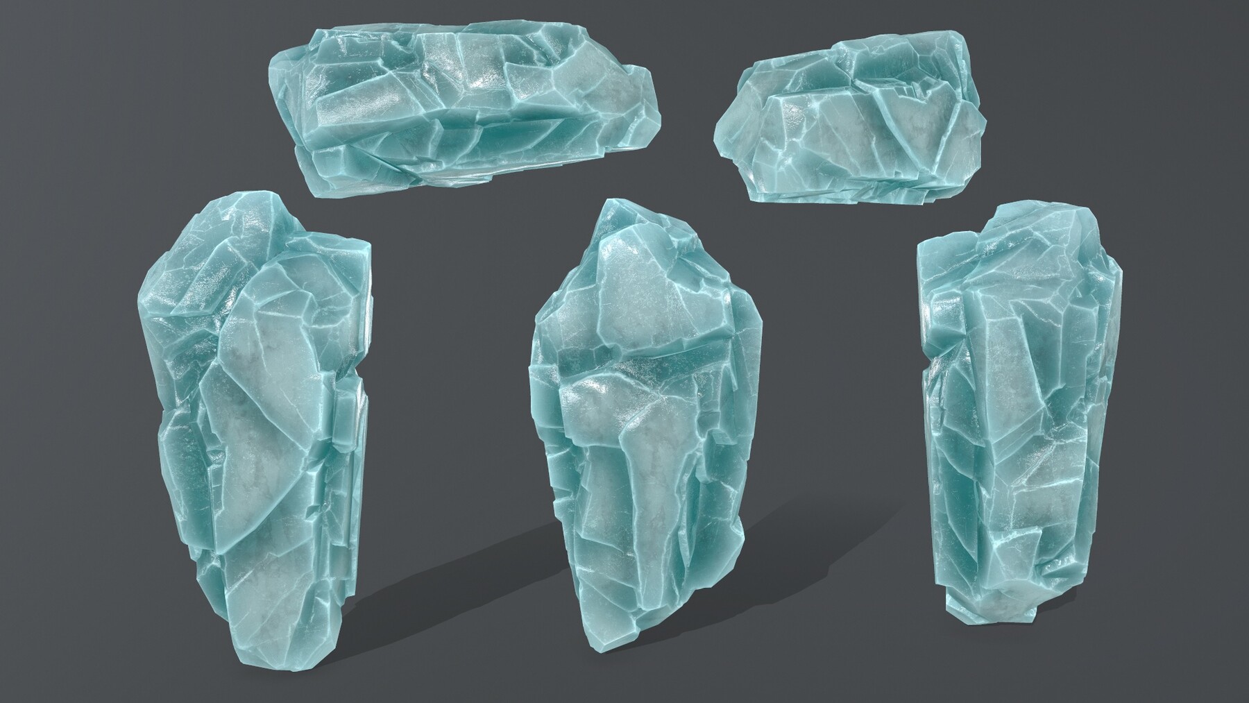 ArtStation - ice rocks | Game Assets