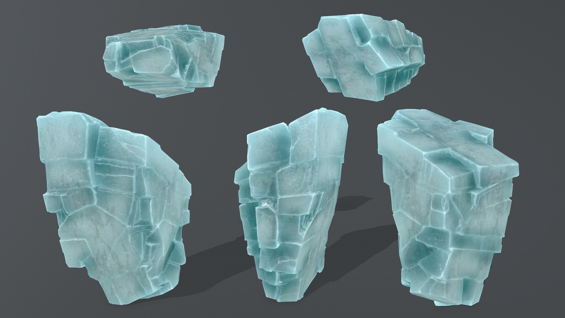 ArtStation - ice rocks | Game Assets