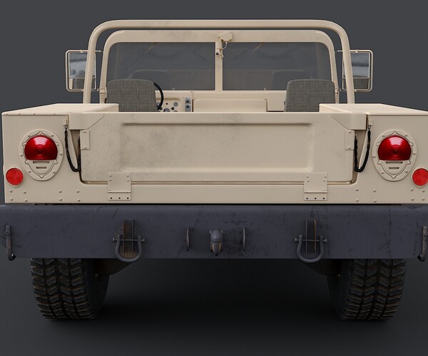 ArtStation - Humvee HMMWV-M1123 Desert Military track | Resources