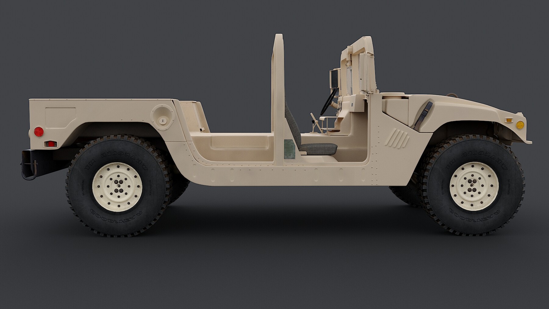 ArtStation - Humvee HMMWV-M1123 Desert Military track | Resources