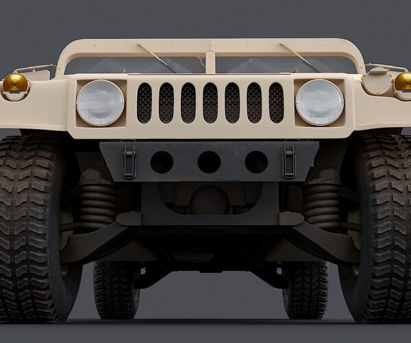 ArtStation - Humvee HMMWV-M1123 Desert Military track | Resources