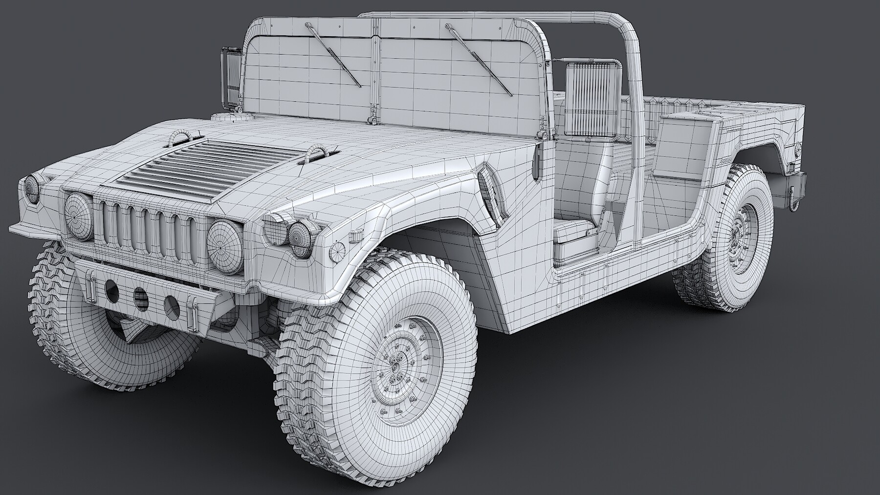 ArtStation - Humvee HMMWV-M1123 Desert Military track | Resources