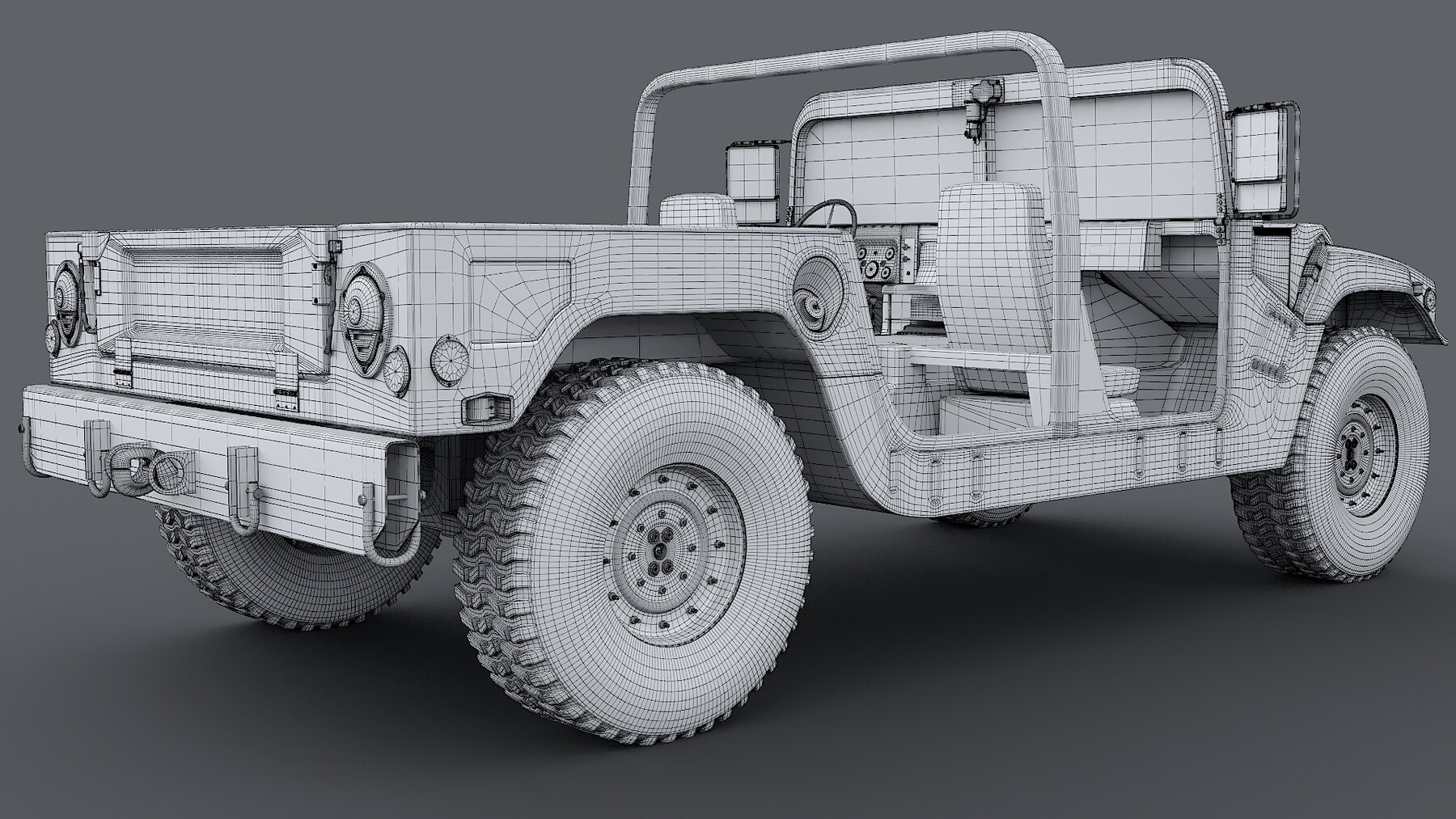 ArtStation - Humvee HMMWV-M1123 Desert Military track | Resources
