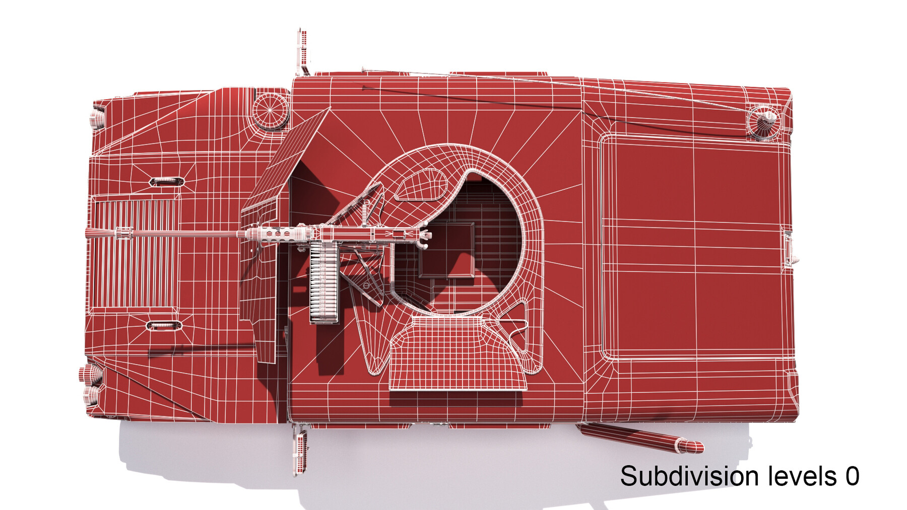 ArtStation - Humvee M998 M1025 Weapons Carrier Slant Back | Resources