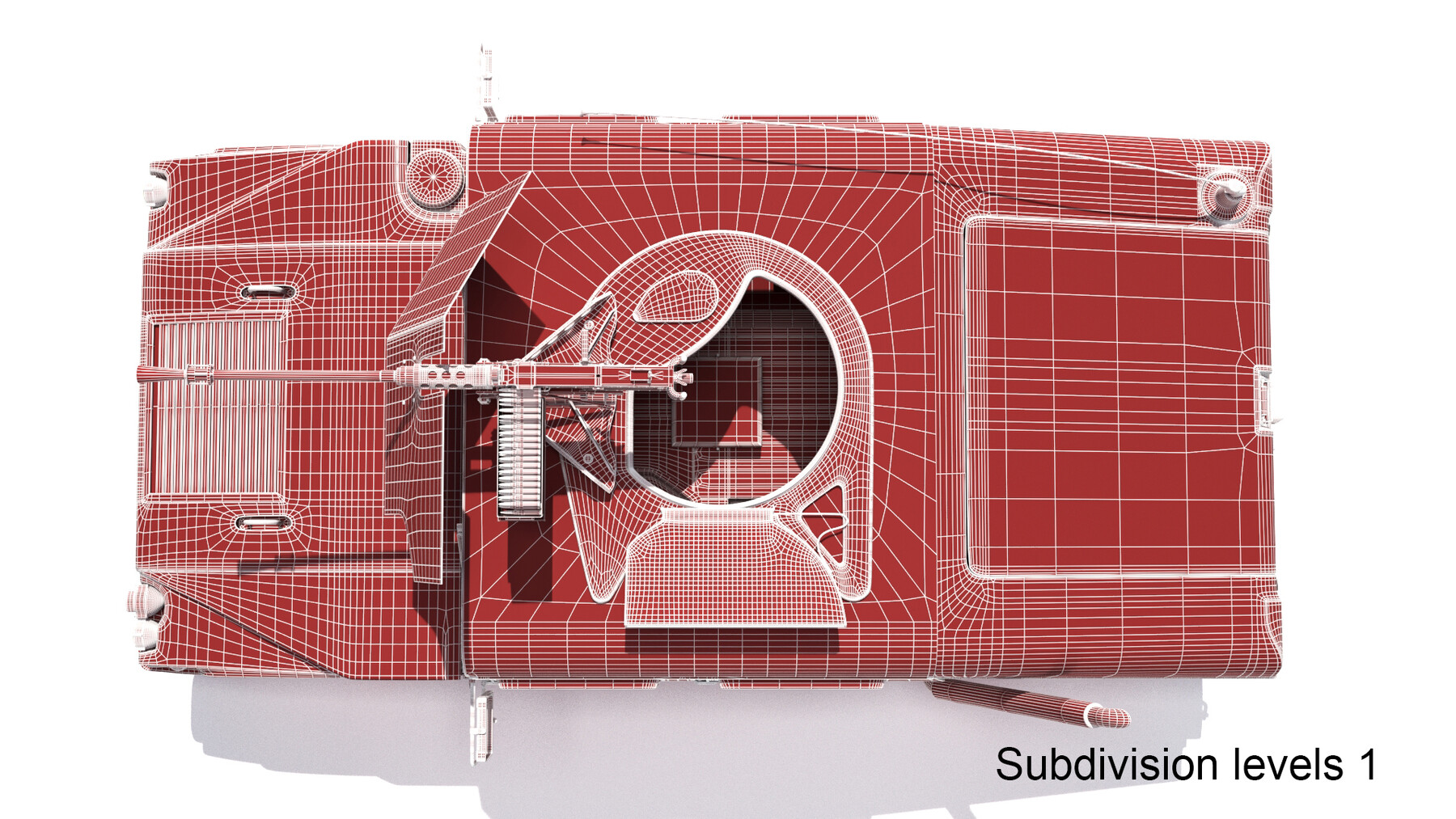 ArtStation - Humvee M998 M1025 Weapons Carrier Slant Back | Resources