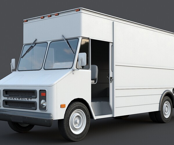 ArtStation - Chevrolet P30 Step Van 1991 Low-poly | Resources