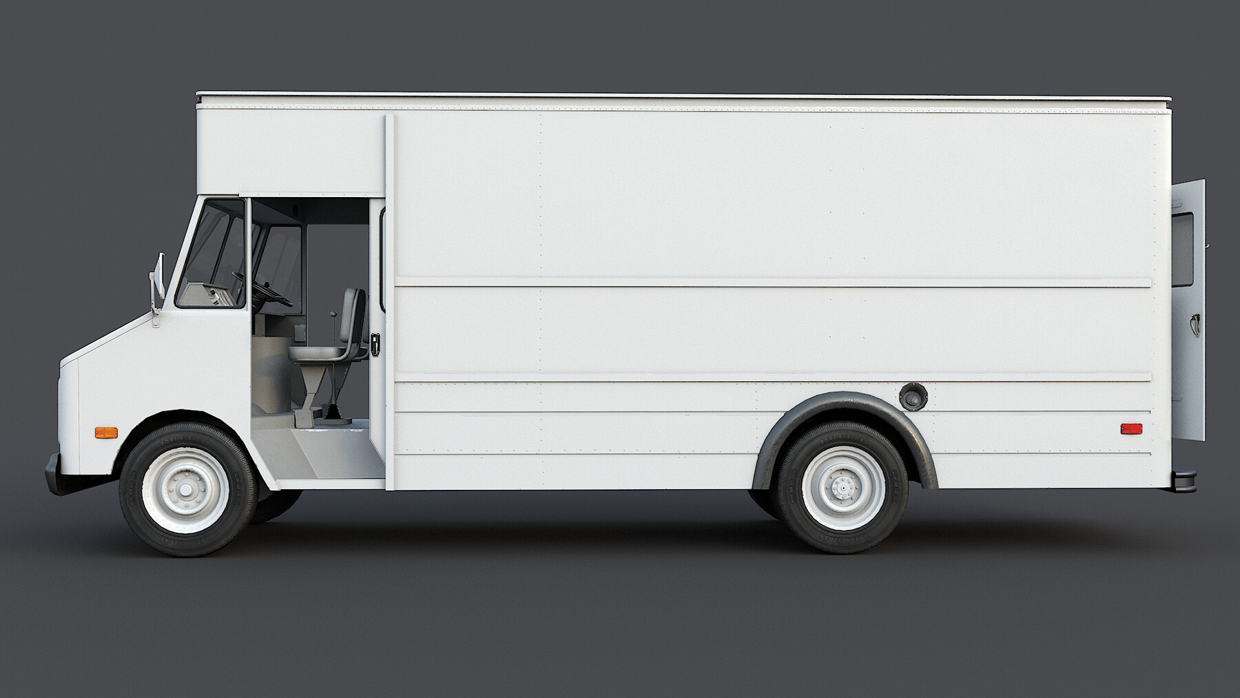 ArtStation - Chevrolet P30 Step Van 1991 Low-poly | Resources
