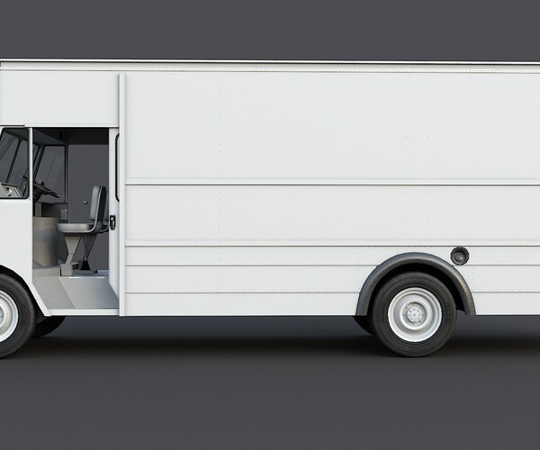 ArtStation - Chevrolet P30 Step Van 1991 Low-poly | Resources