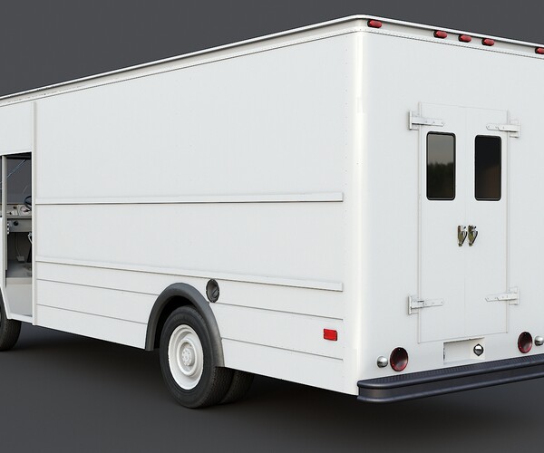 ArtStation - Chevrolet P30 Step Van 1991 Low-poly | Resources