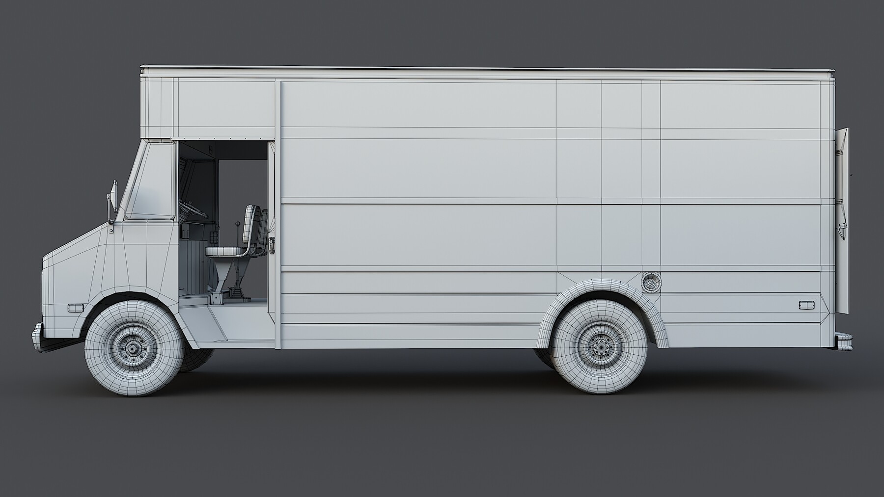 ArtStation - Chevrolet P30 Step Van 1991 Low-poly | Resources
