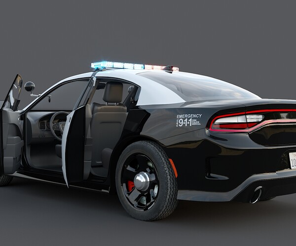 ArtStation - Dodge Charger SRT Hellcat LAPD | Resources