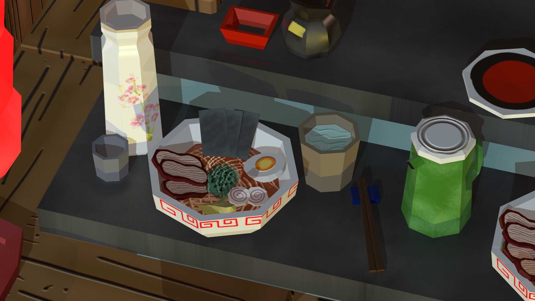 ArtStation - Modular Ramen Shop Game Ready | Game Assets