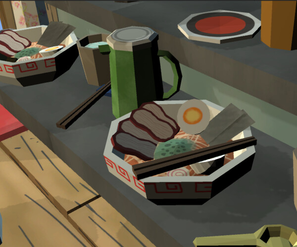 ArtStation - Modular Ramen Shop Game Ready | Game Assets