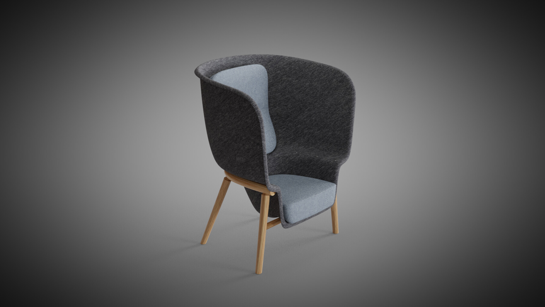 ArtStation - Pod PET Felt Privacy Chair by De Vorm | Resources