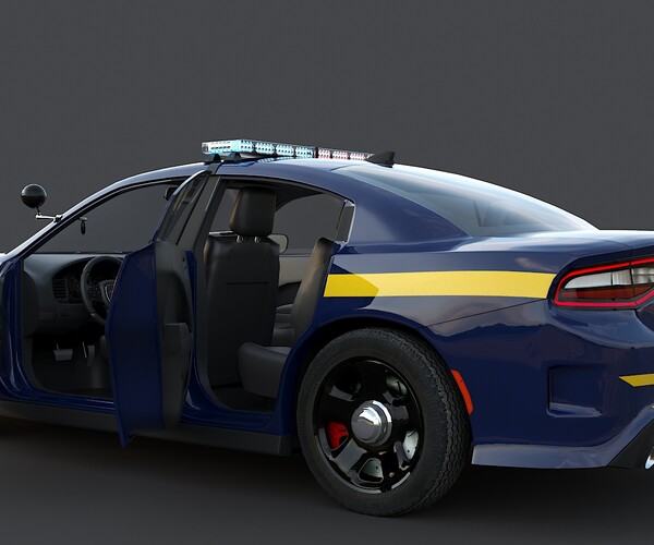 ArtStation - Dodge Charger Hellcat New York State Police | Resources