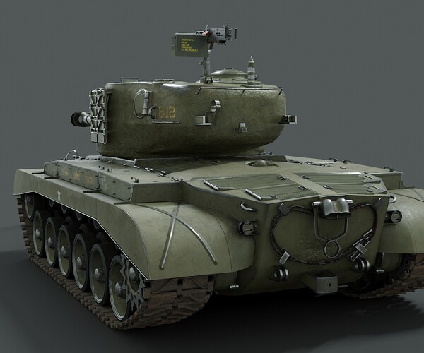 ArtStation - M26 Pershing | Resources
