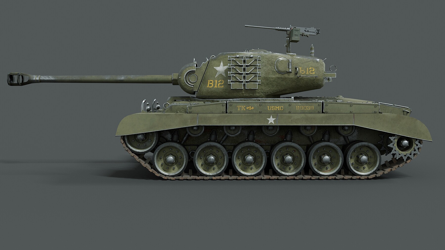 ArtStation - M26 Pershing | Resources