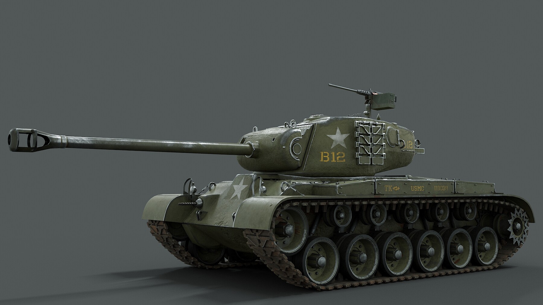 ArtStation - M26 Pershing | Resources