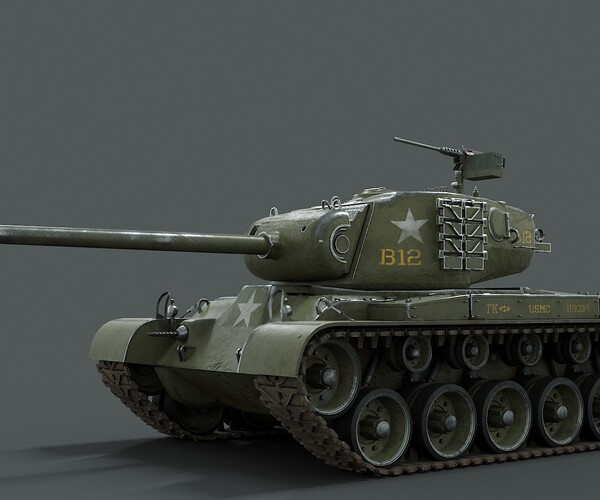 ArtStation - M26 Pershing | Resources