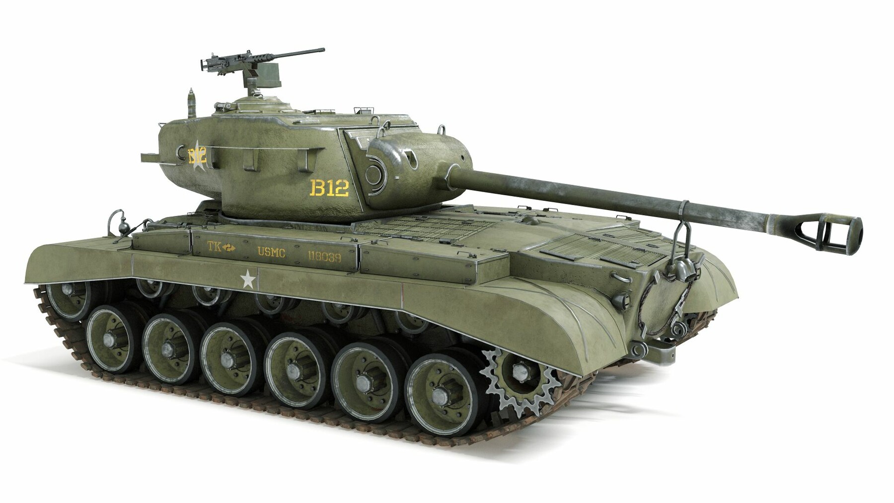 ArtStation - M26 Pershing | Resources