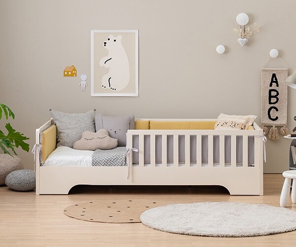 ArtStation - Scandic Coco solid wood low bed | Resources