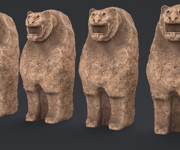 ArtStation - Hittite Lion Statue | Resources