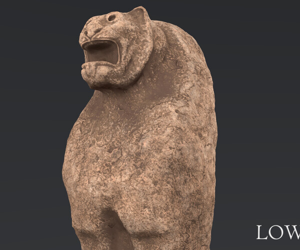 ArtStation - Hittite Lion Statue | Resources