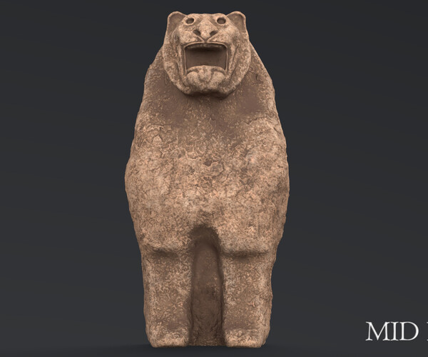 ArtStation - Hittite Lion Statue | Resources