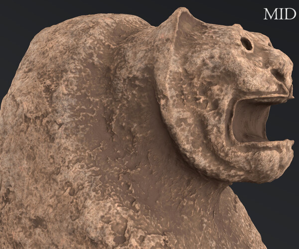 ArtStation - Hittite Lion Statue | Resources
