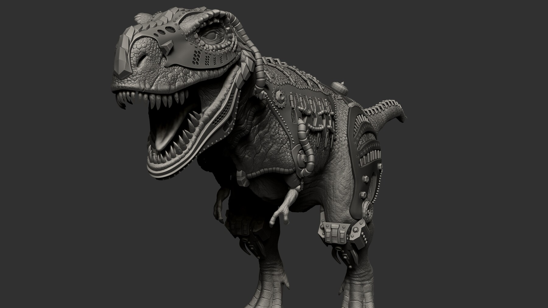 ArtStation - Battle Rex Sculpt | Resources