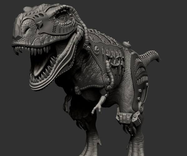 ArtStation - Battle Rex Sculpt | Resources