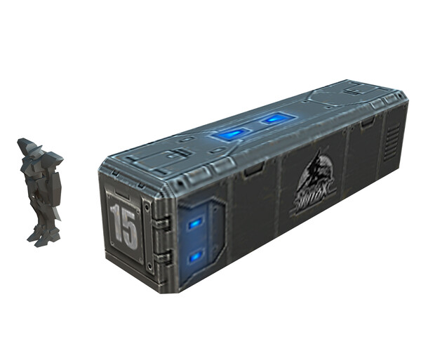 ArtStation - Machinery - container | Game Assets