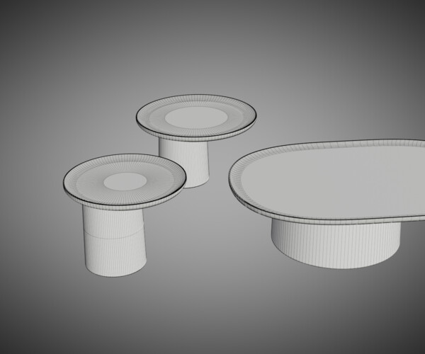 ArtStation - Louisa Coffee Table by Molteni | Resources