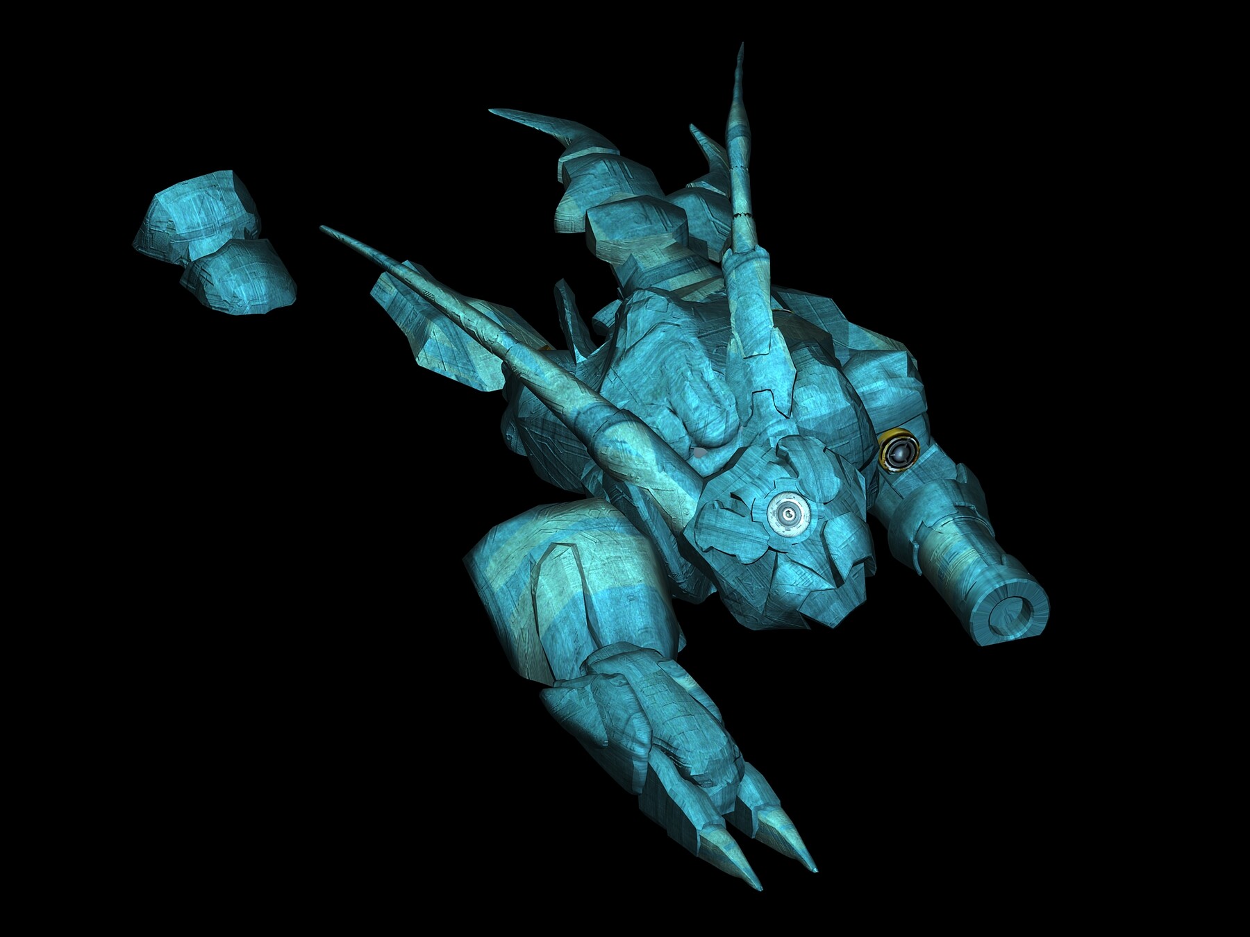 ArtStation - Mechanical corpse 01 | Game Assets