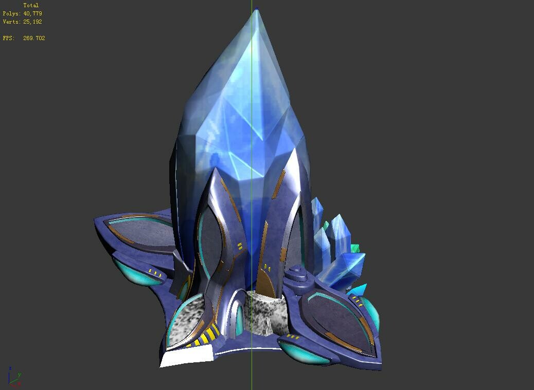 ArtStation - Energy-strong luminescence crystal | Game Assets