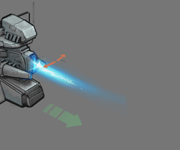 ArtStation - Wall Fortress - Machine Gun Type 02 | Game Assets