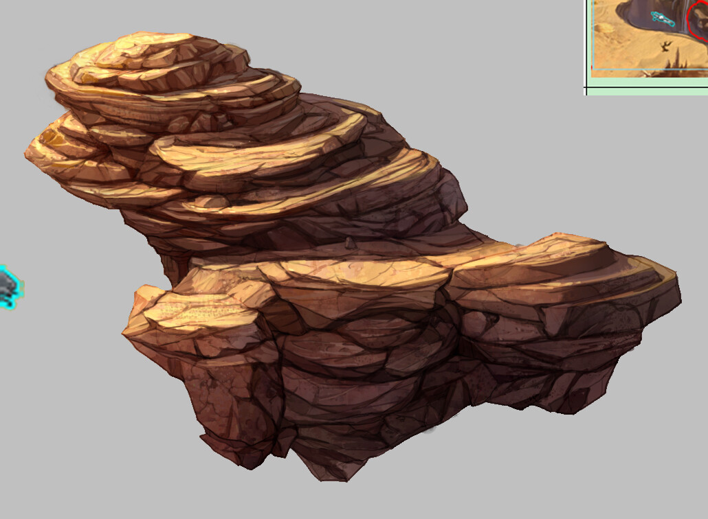 ArtStation - Desert - Bizarre Boulders 05 | Game Assets