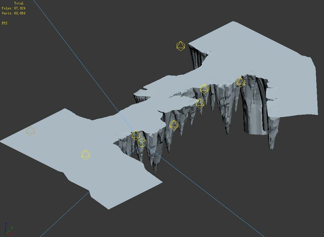 ArtStation - Mountain - Frost Bridge 01 | Game Assets