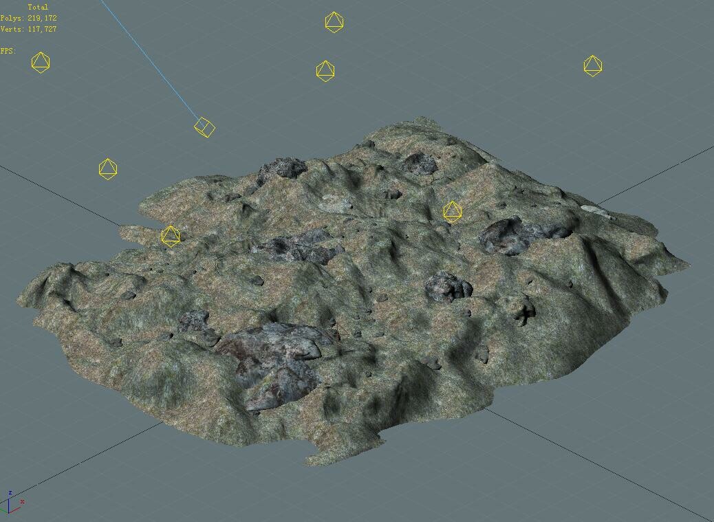 ArtStation - Crystal Palace - Moon Ground 01 | Game Assets
