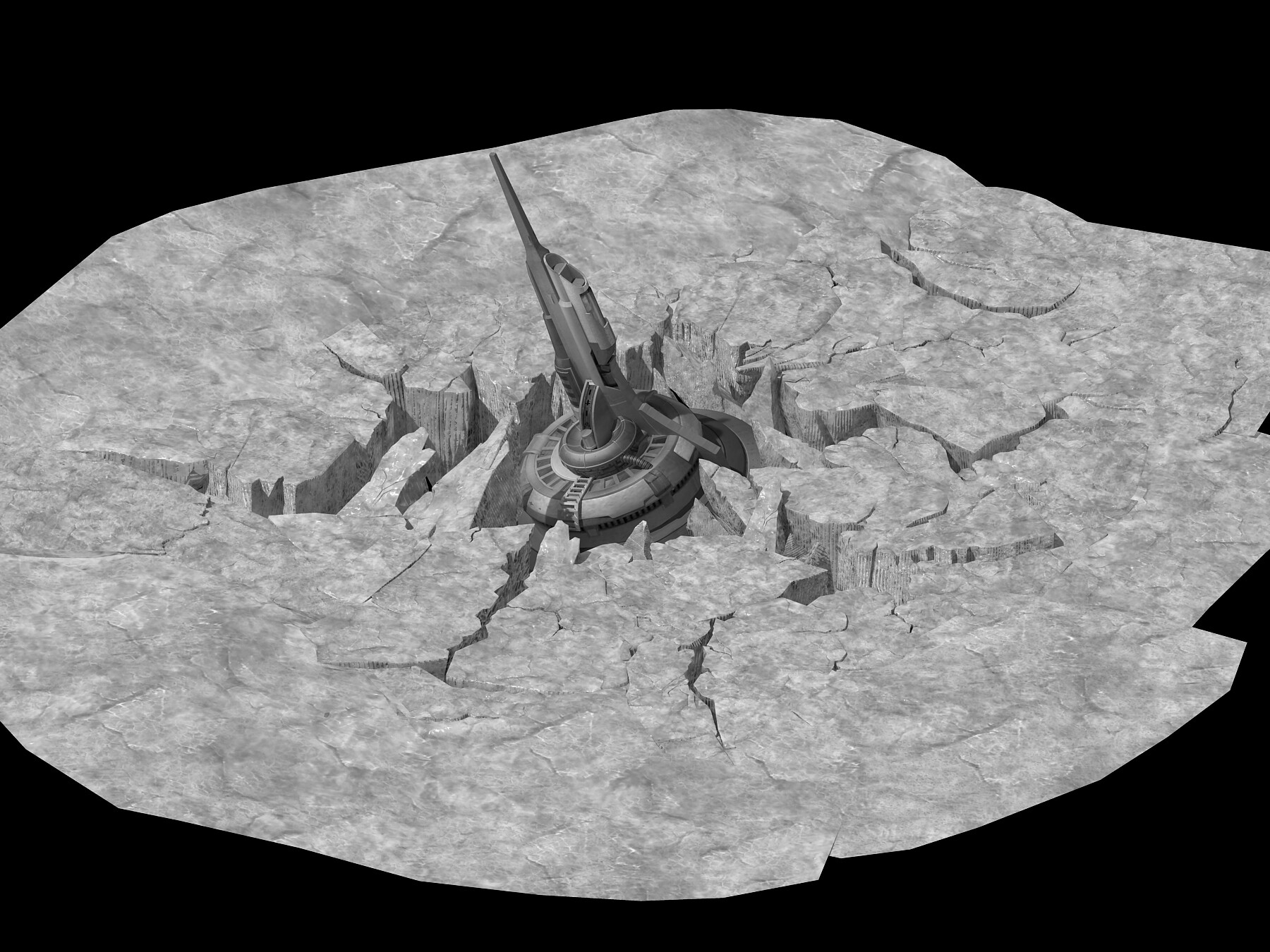 ArtStation - Battlestar - Icefield - Ice Face 03 | Game Assets