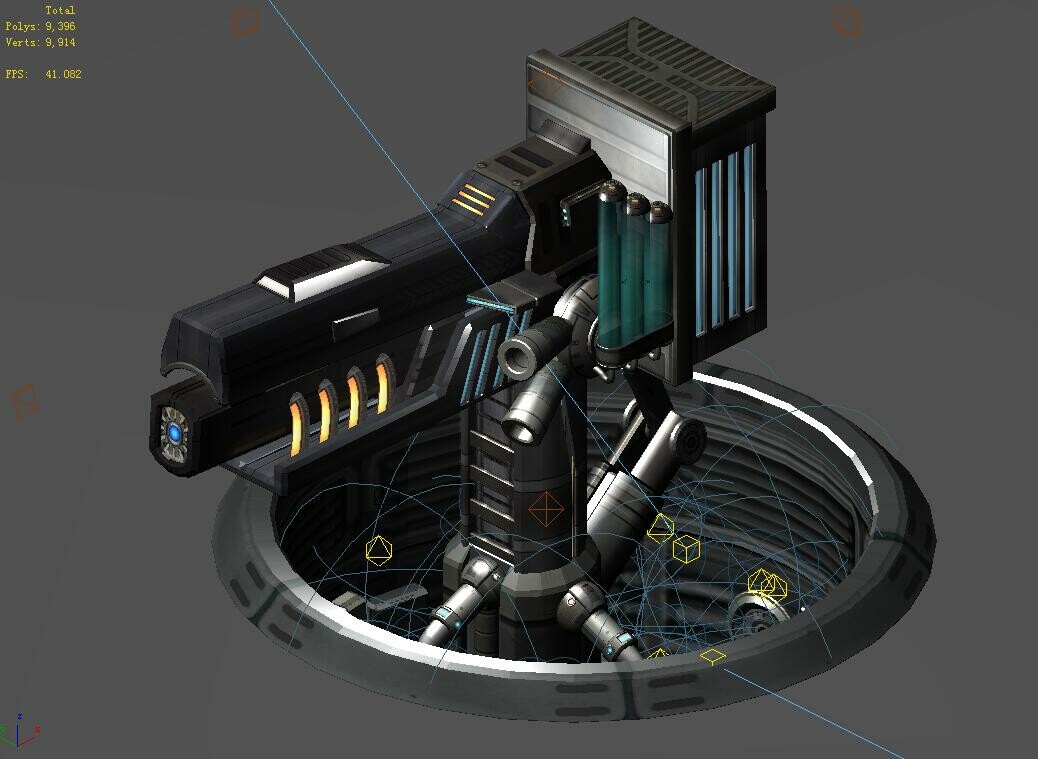 ArtStation - Spaceship - Ground Fort 03 | Resources