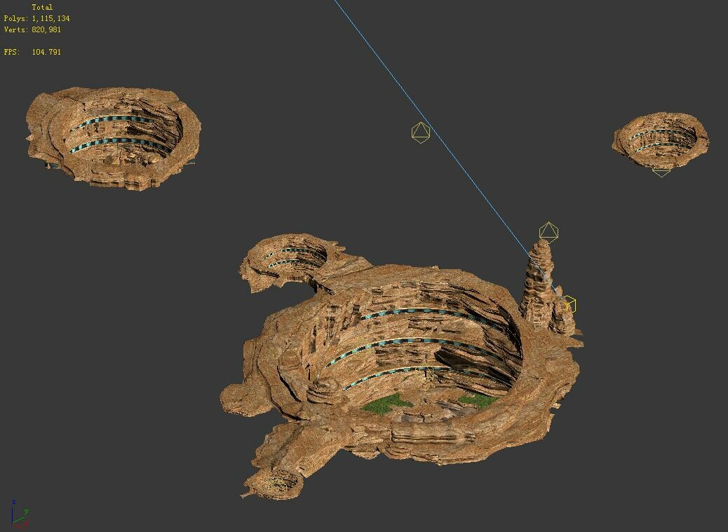 ArtStation - Future World - Meteor Crater | Game Assets