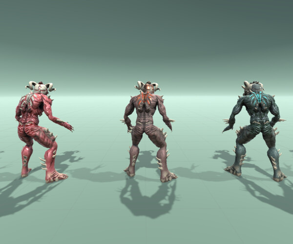 ArtStation - Galactic Creature 01 - 5 colors | Game Assets