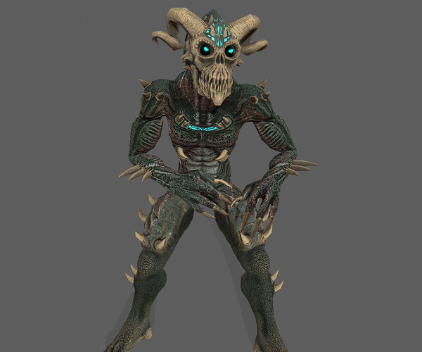 ArtStation - Galactic Creature 01 - 5 colors | Game Assets