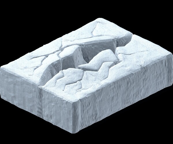 ArtStation - Planet - Ice Cliff 03 | Game Assets