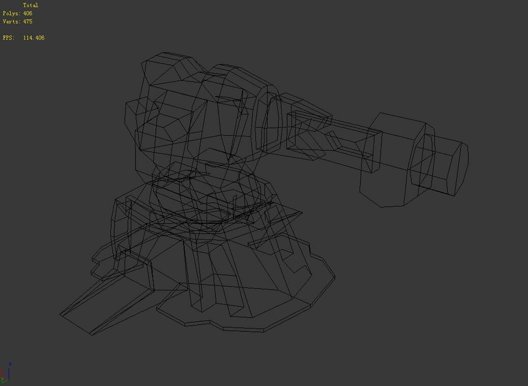 ArtStation - Rotating turret - flame type 01 | Game Assets